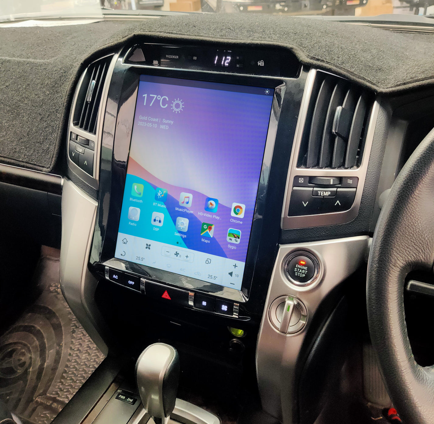 12 Inch EC OFFROAD Head Unit to suit LandCruiser 200 series GXL/VX 200 ...