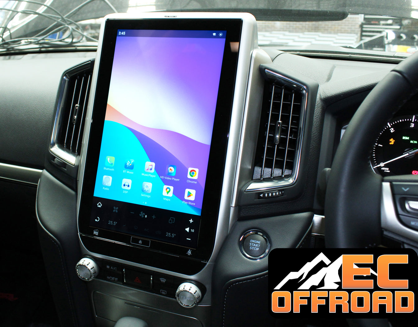 13.6inch Head Unit to suit LC200 Sahara / VX 2016+ – EC Offroad