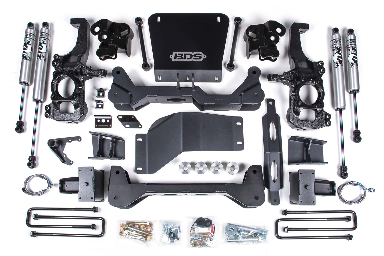 BDS 5" Lift Kit for 2020+ Chevy Silverado 2500 with Fox 2.5 Performanc ...