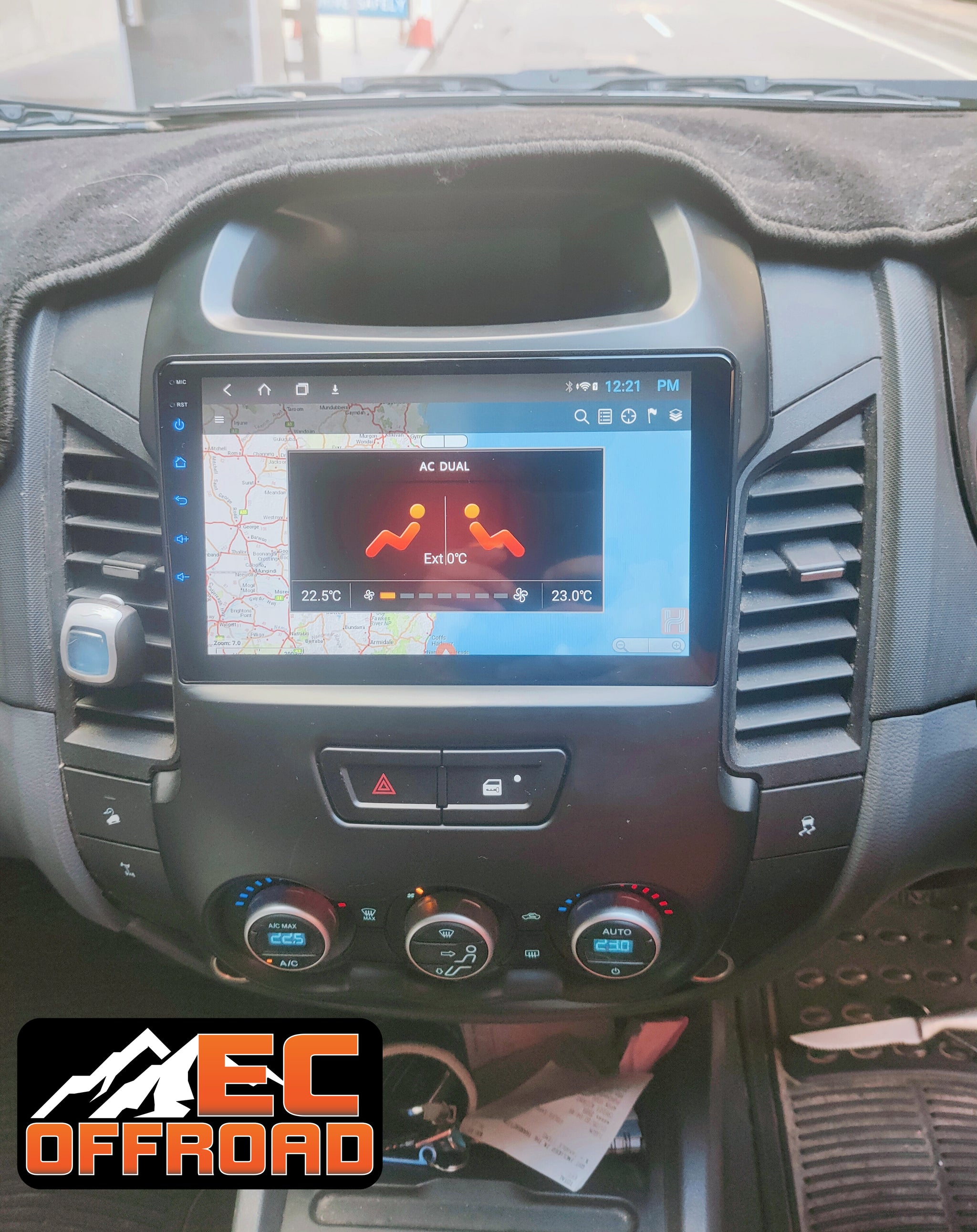 9 inch Custom EC Head unit to suit FORD RANGER 2011-2015 PX I, XL XLS ...